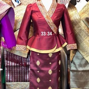Dresses | Laos Silk Dress Set | Poshmark